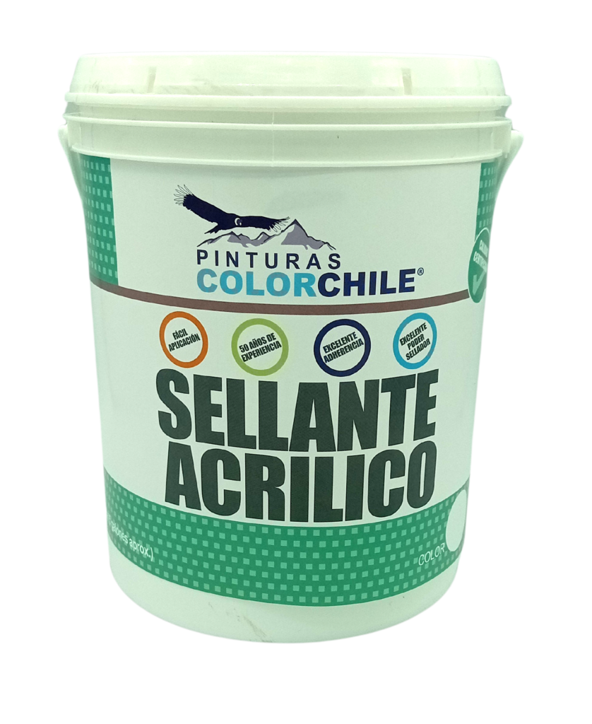 Sellante Acrílico Incoloro – Pinturas Color Chile